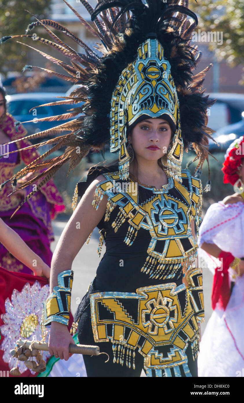 A Participant at the 13th Annual Hispanic International Day Parade in ...
