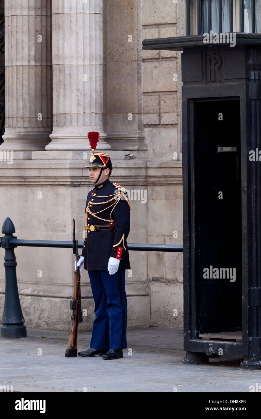 Guard in Paris, France Stock Photo - Alamy