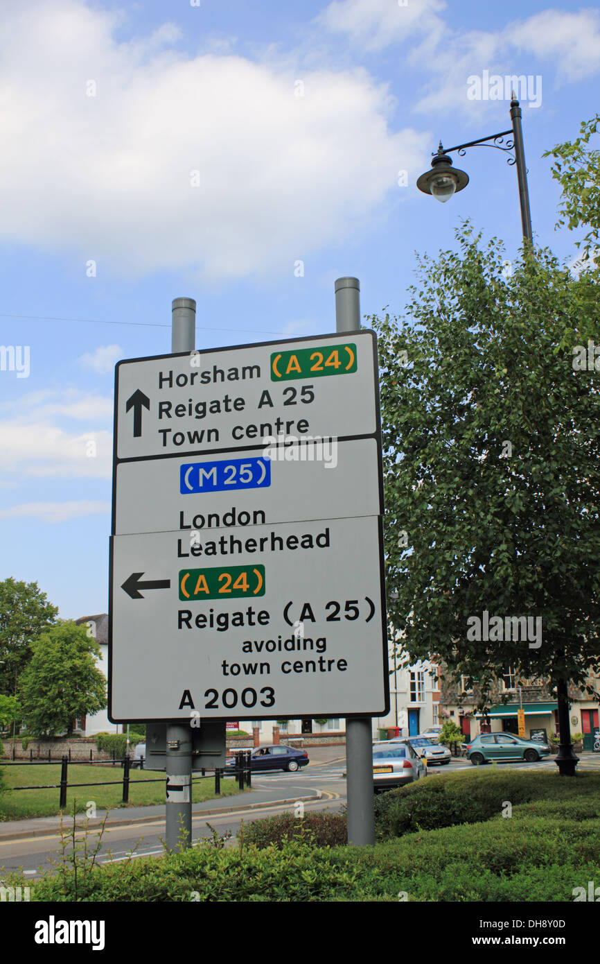 Dorking sign hi-res stock photography and images - Alamy