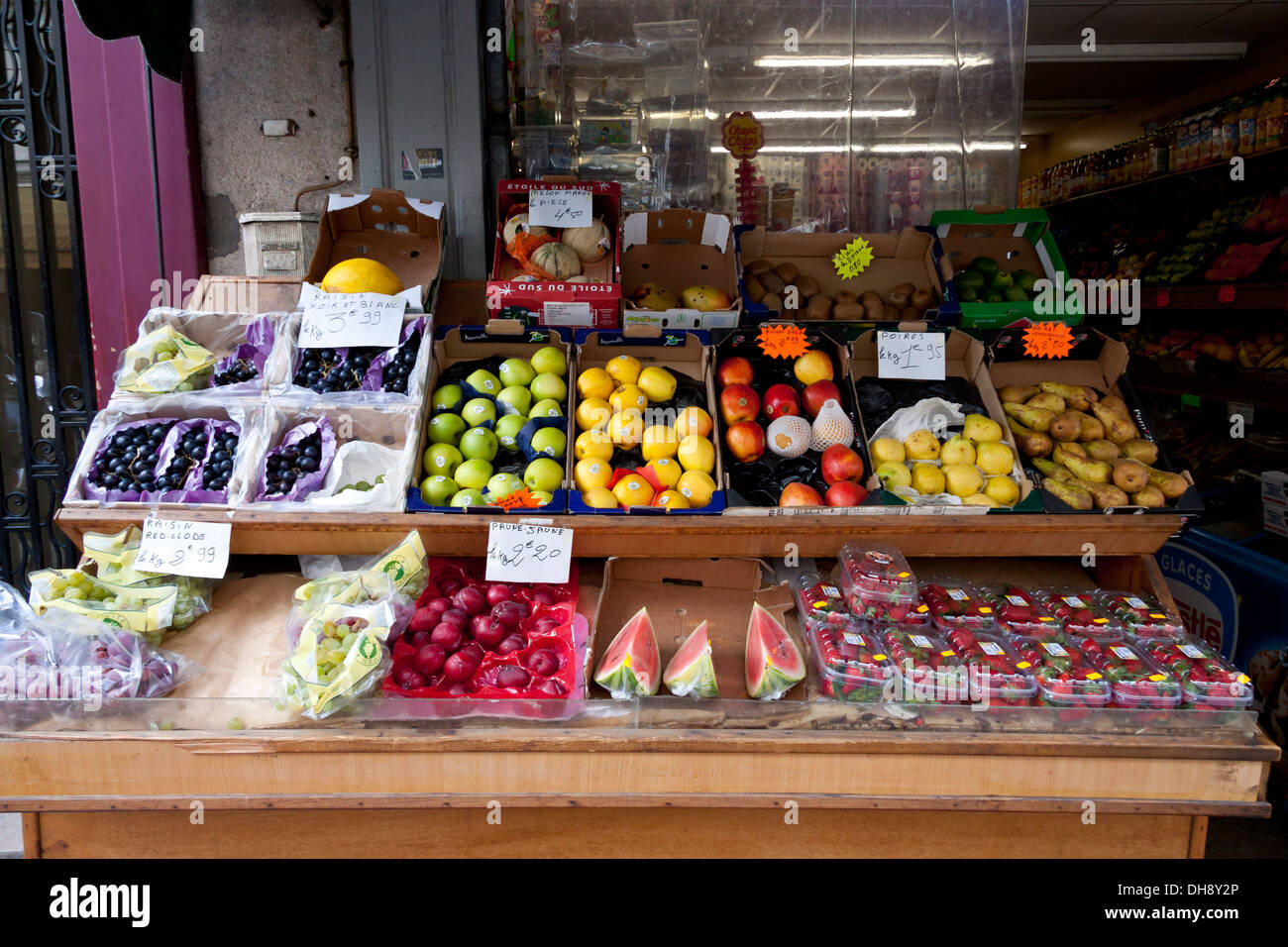 Vegetable Stall in Paris, France Stock Photo - Alamy