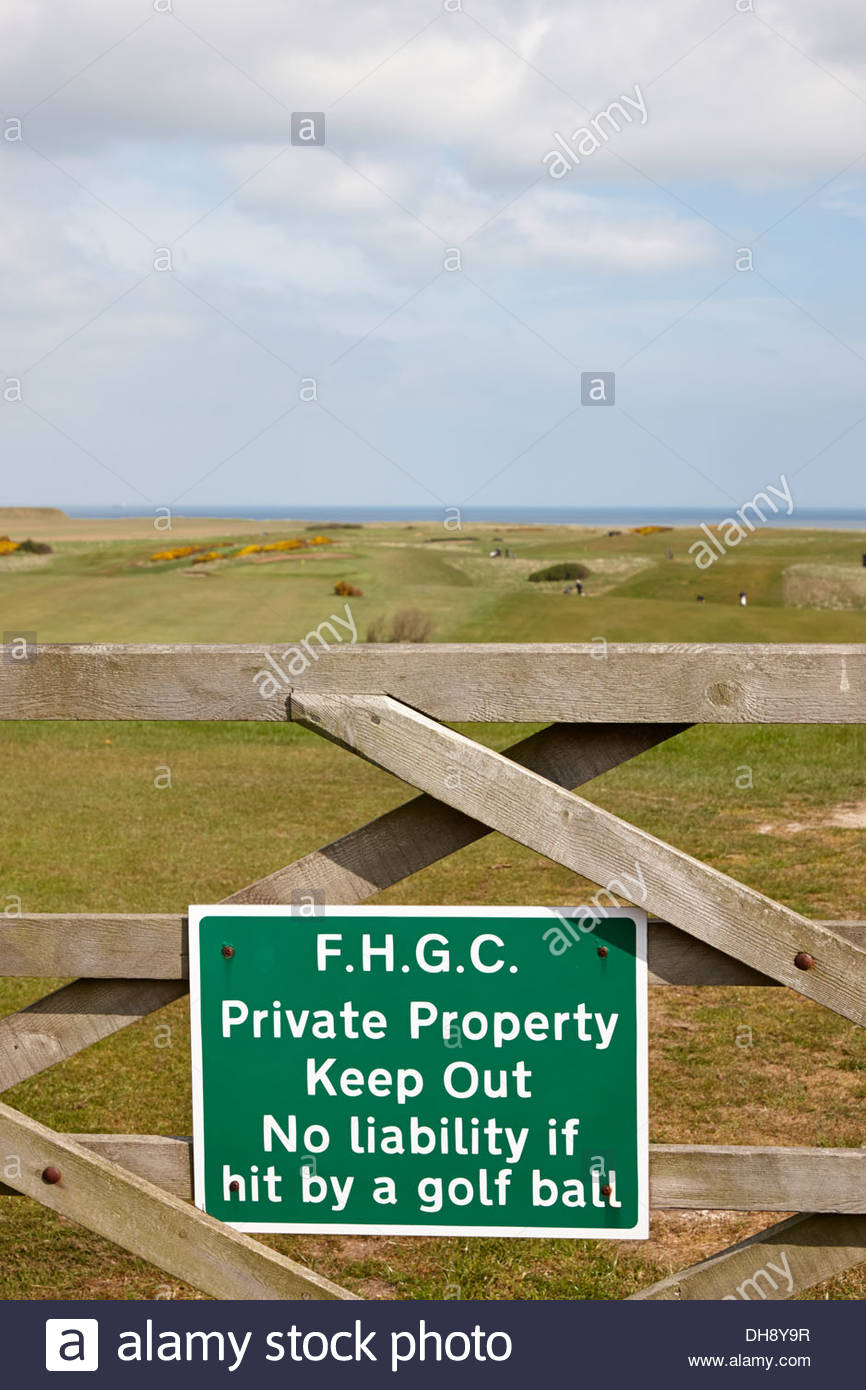 Golf Course Warning Sign High Resolution Stock Photography and Images ...