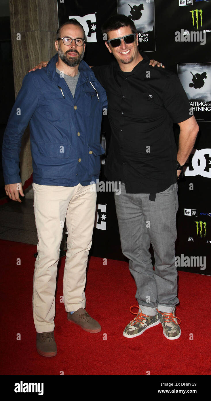 Jason Lee and Ken Block Screening of 'Waiting For Lightning' held at ...