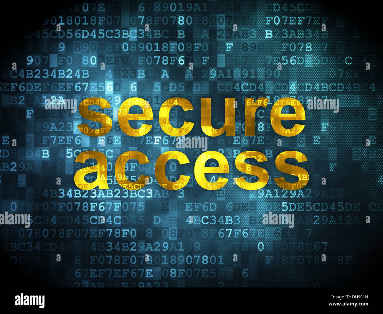 Privacy concept: Secure Access on digital background Stock Photo - Alamy