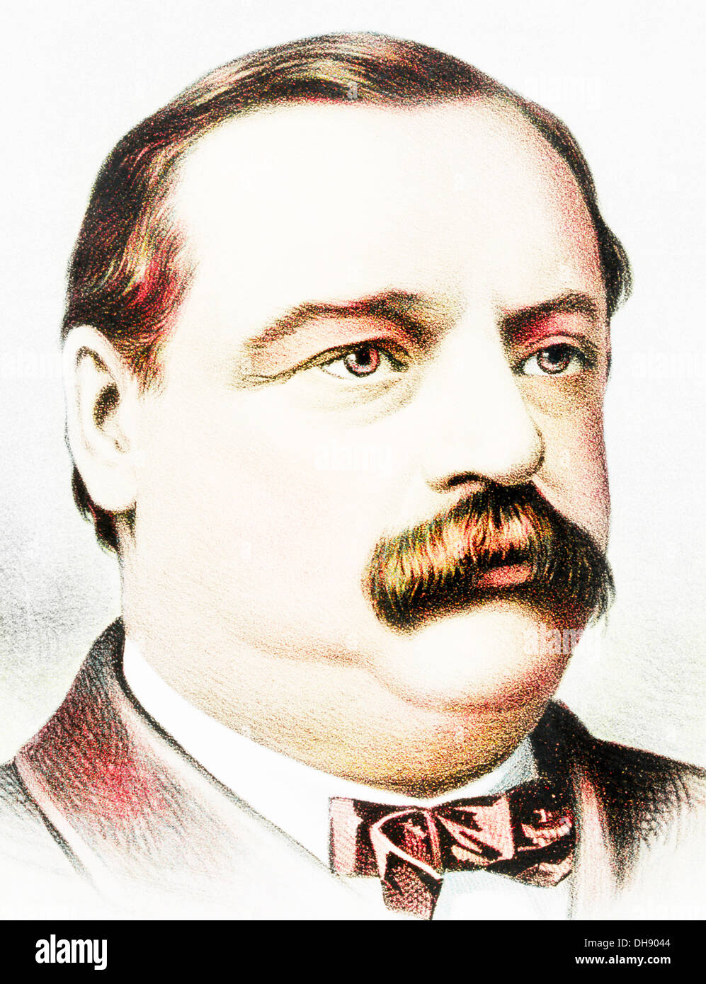 Vintage portrait of grover cleveland hi-res stock photography and ...