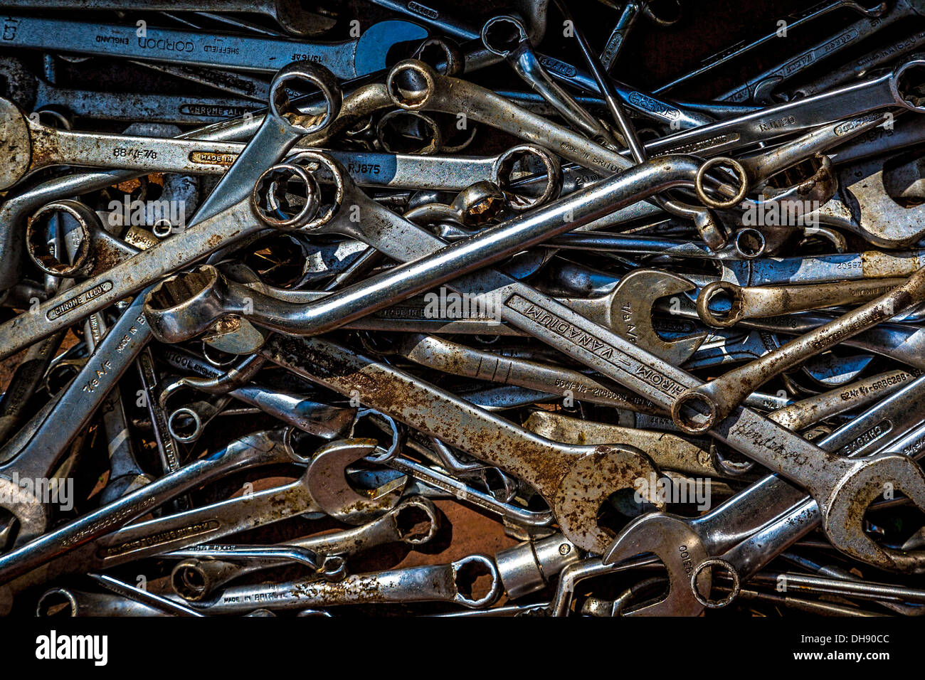 Used spanners hi-res stock photography and images - Alamy
