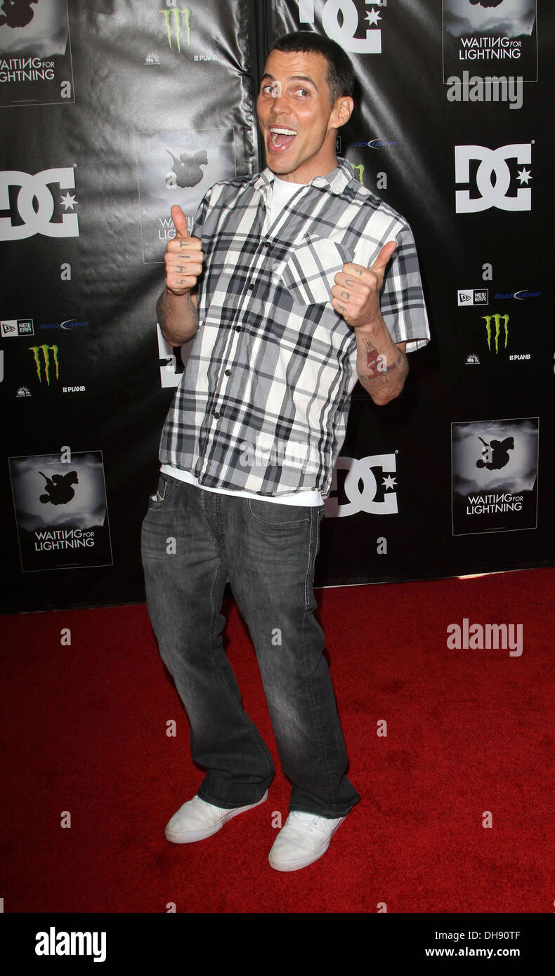 Steve-O Screening of 'Waiting For Lightning' held at ArcLight Cinerama ...