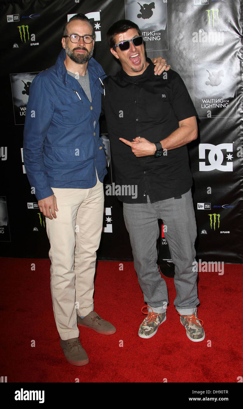 Jason Lee and Ken Block Screening of 'Waiting For Lightning' held at ...