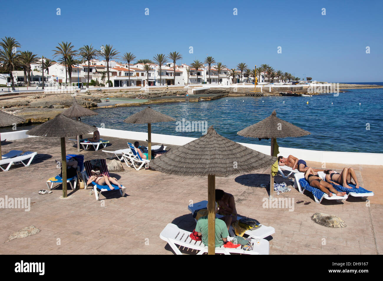 holiday resort, s'algar, sant lluis, menorca, spanien Stock Photo - Alamy
