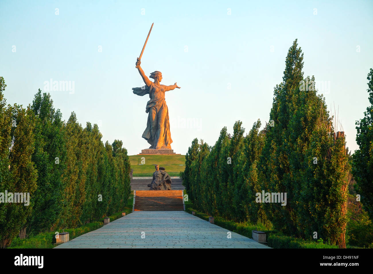 'The Motherland calls!' monument in Volgograd, Russia Stock Photo - Alamy