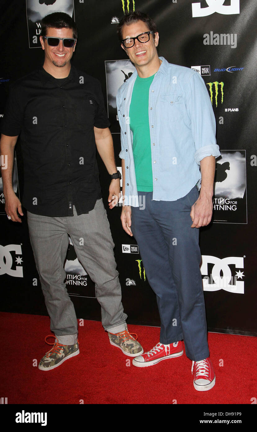 Ken Block and Johnny Knoxville Screening of 'Waiting For Lightning ...