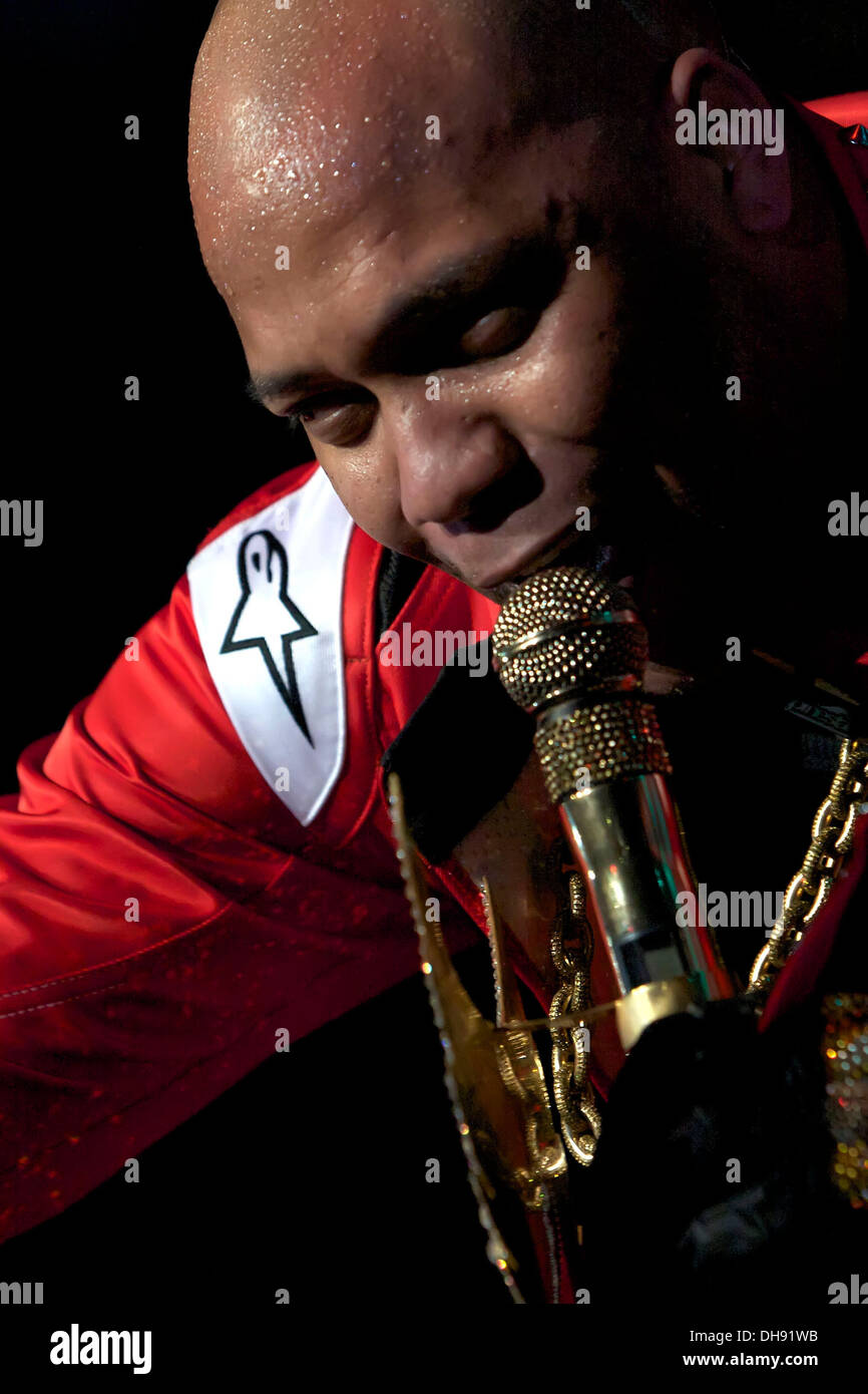 Flo Rida performing on stage at the Ricoh Coliseum Toronto, Canada - 28 ...