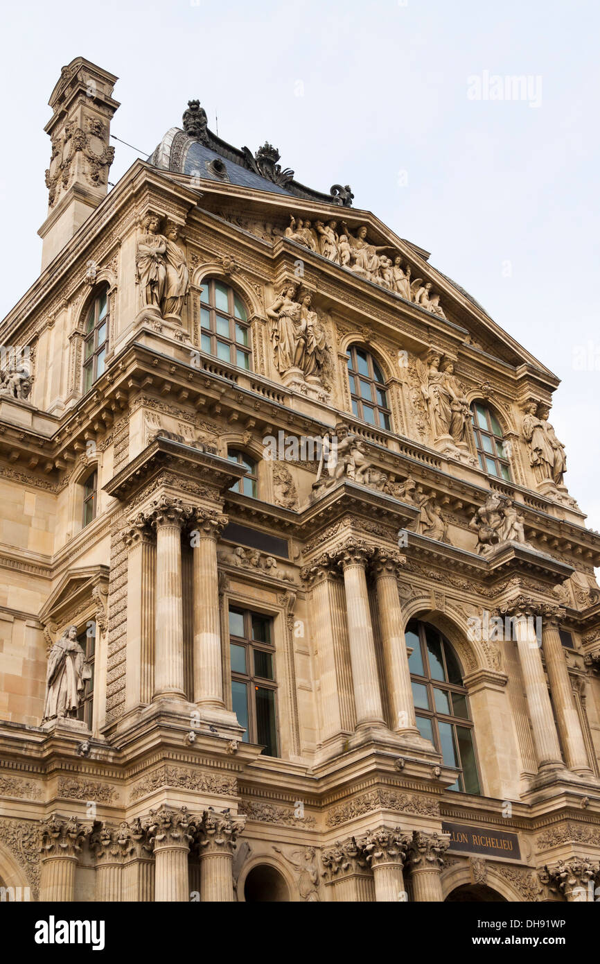 Exterior Facade of the Louvre Museum in Paris, France Stock Photo - Alamy