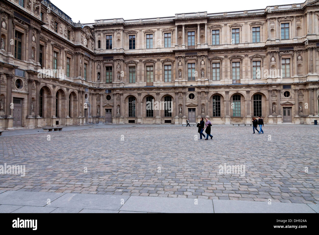 Louvre facades hi-res stock photography and images - Alamy