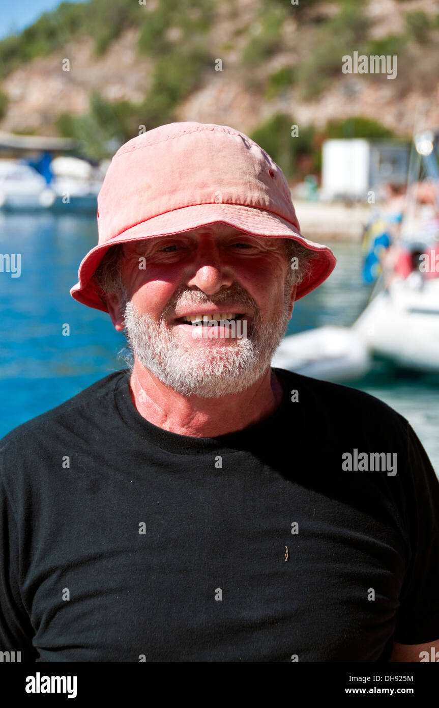 The port captain, Spartachouri Stock Photo - Alamy