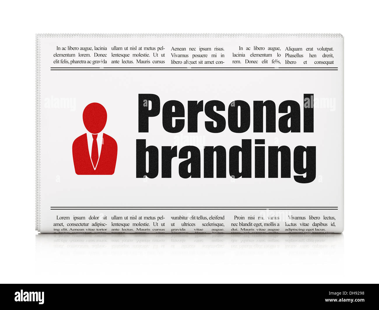 Advertising concept personal branding Cut Out Stock Images & Pictures ...
