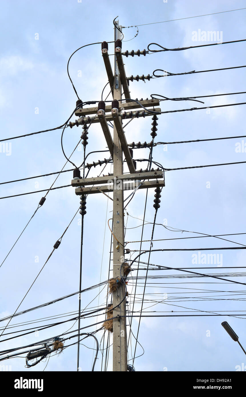 Electrical Post High Resolution Stock Photography and Images - Alamy