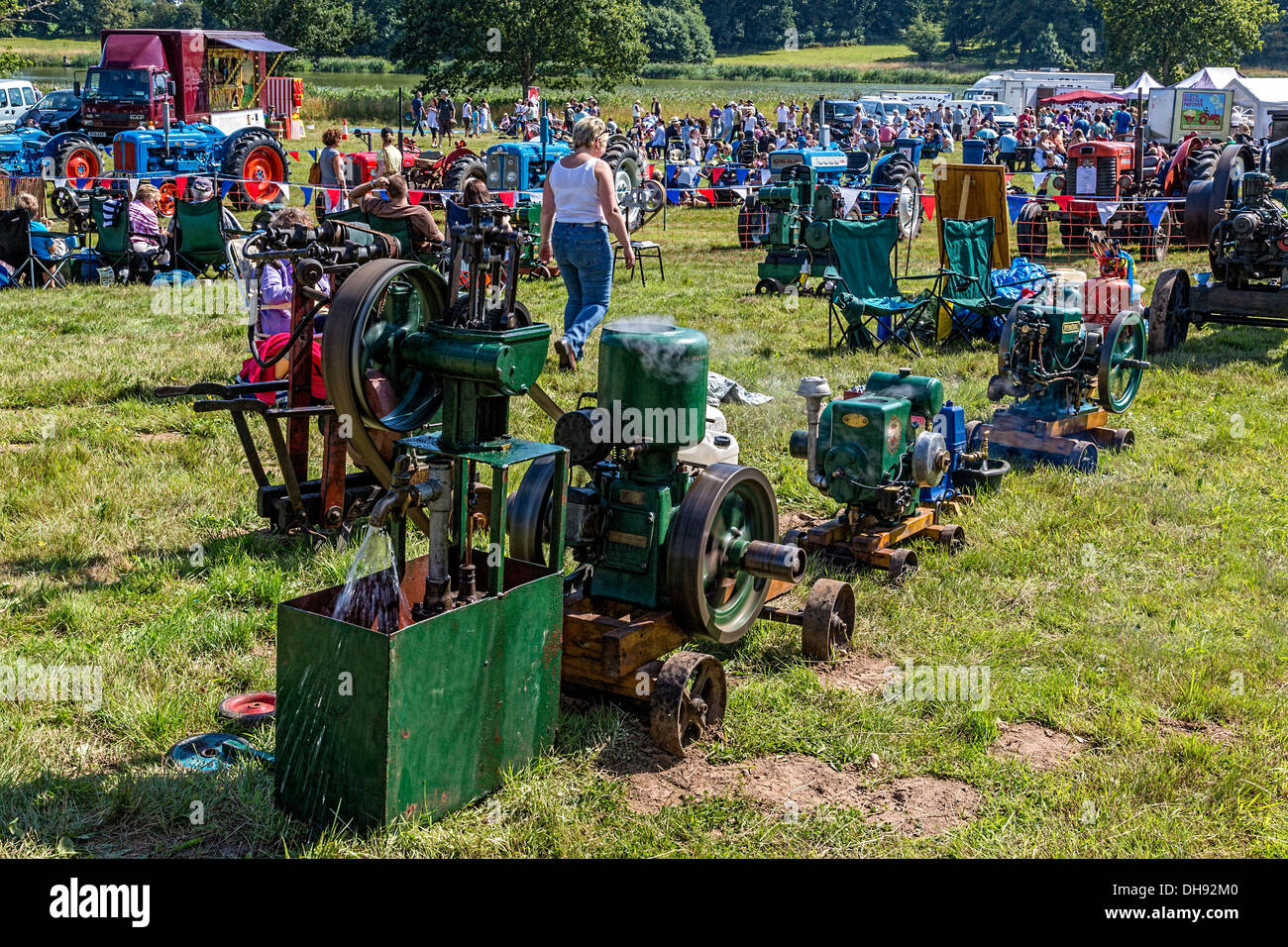 Stationary engines are display and demonstrated at the Aylsham ...