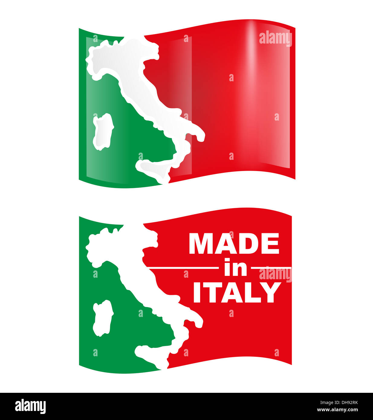 italian symbol flag Stock Photo - Alamy