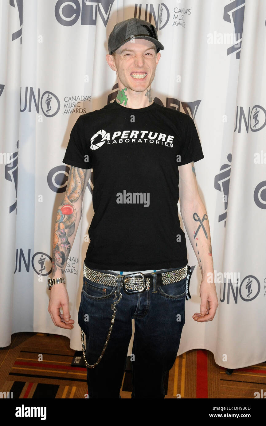Deadmau5 2012 JUNO Awards - Press Room Ottawa, Canada - 01.04.12 Stock ...