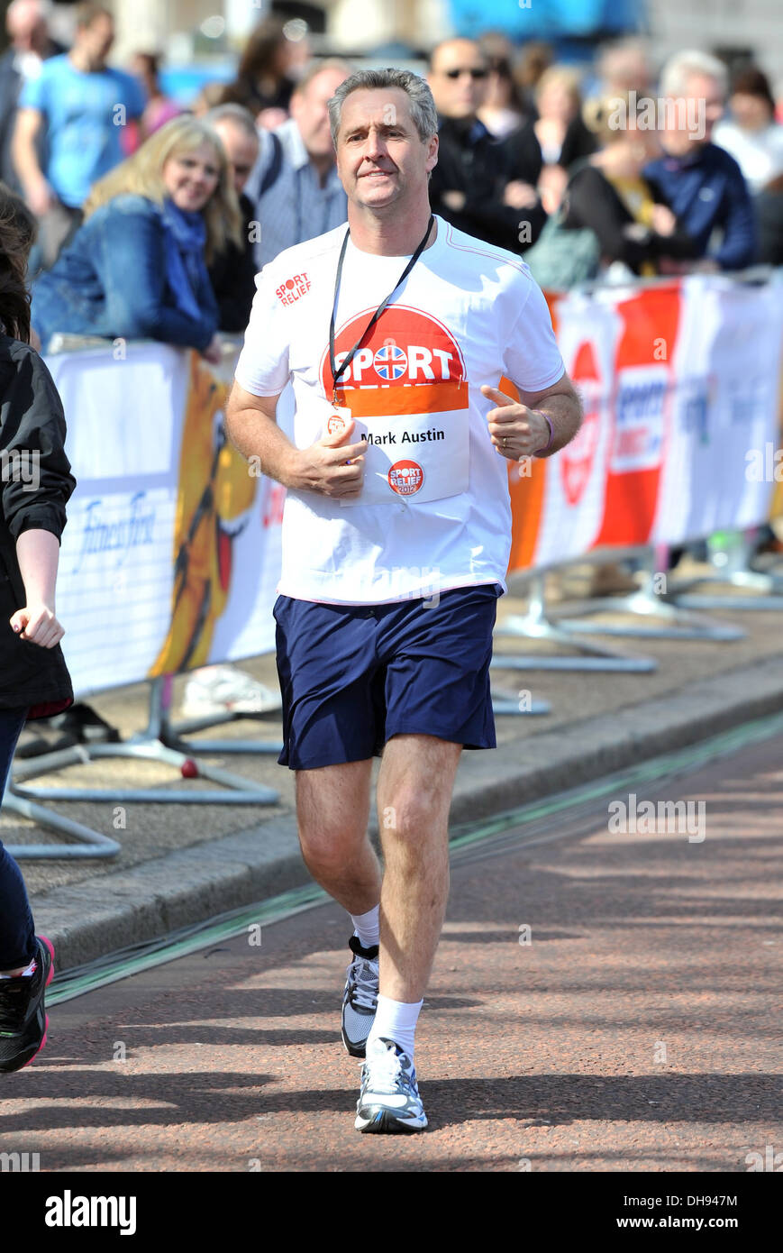 Mark Austin Sainsbury's Sport Relief Mile 2012 - London London, England ...