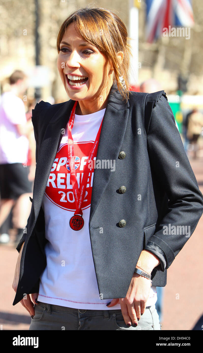 Alex Jones Sainsbury's Sport Relief Mile 2012 - London London, England ...