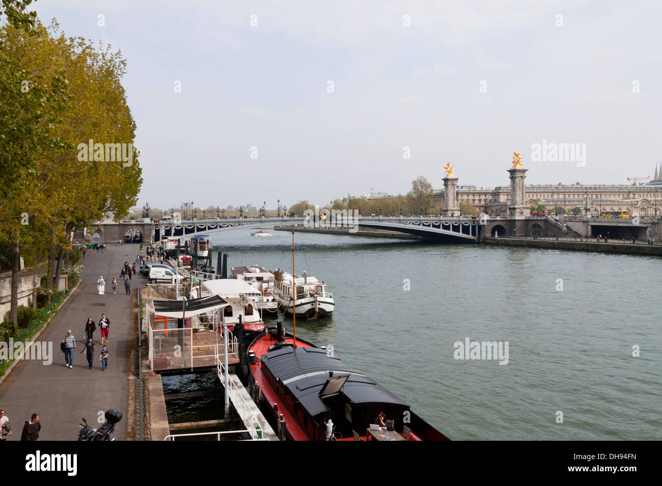View over the River Seine in Paris, France Stock Photo - Alamy