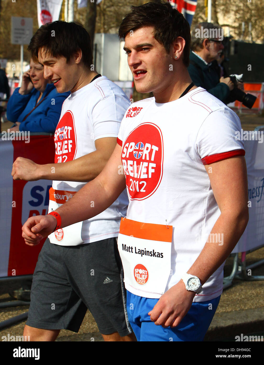 Matt Lapinskas Tony Discipline Sainsbury's Sport Relief Mile 2012 ...