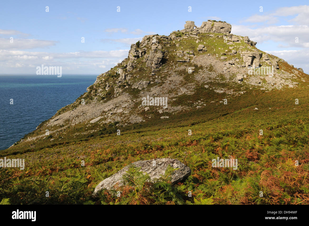 Valley of the Rocks Lynton Exmoor National Park Devon England UK GB ...