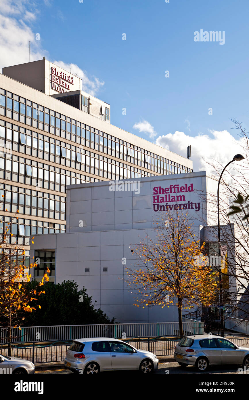 Sheffield hallam university campus building hi-res stock photography ...