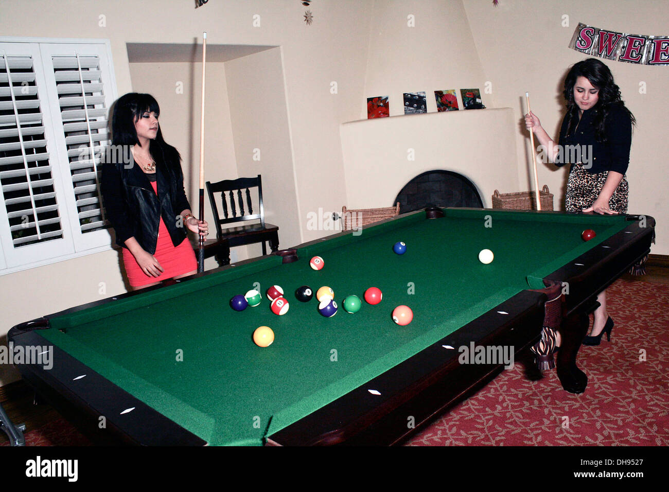 Becky G and Sarah Q at Disney star Chelsey Bryson of 'Just Kickin' It ...