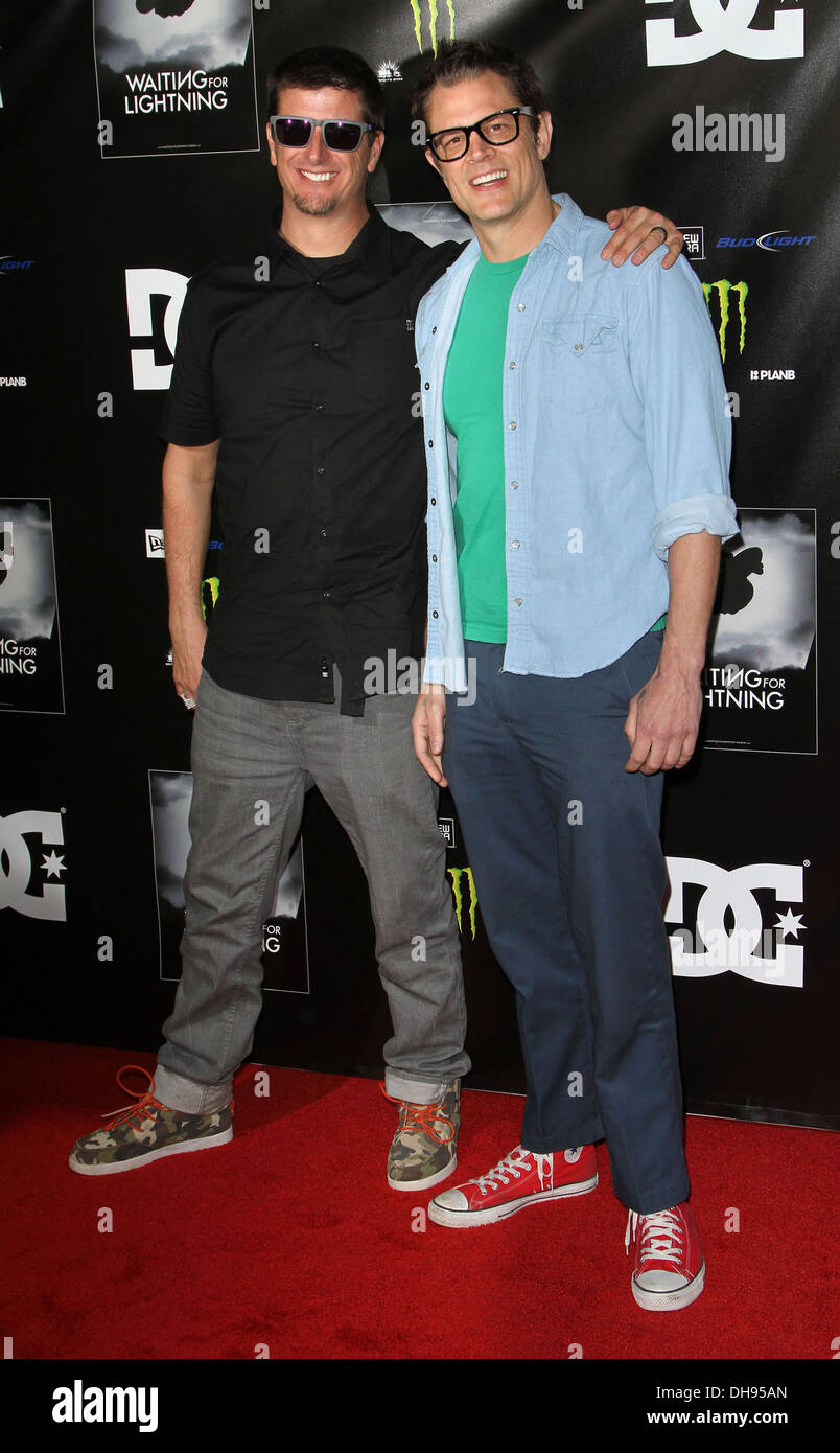 Ken Block and Johnny Knoxville Screening of 'Waiting For Lightning ...