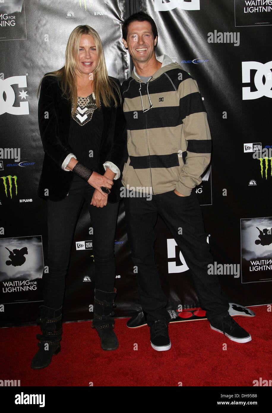 Daryl Hannah and Danny Way Screening of 'Waiting For Lightning' held at ...