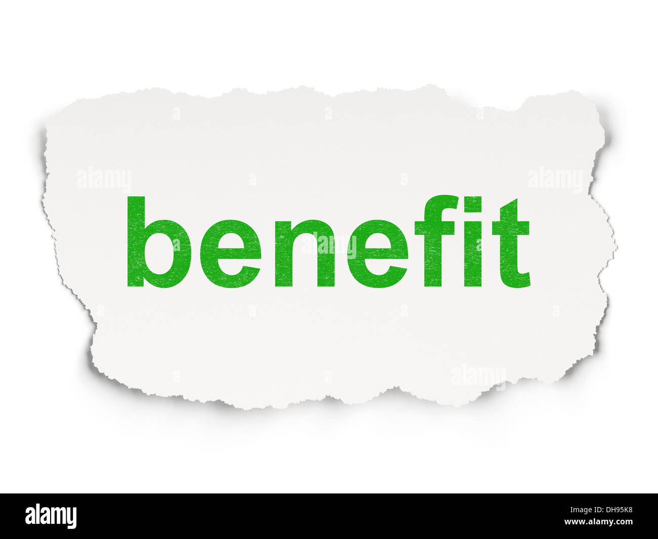 Finance concept: Benefit on Paper background Stock Photo - Alamy