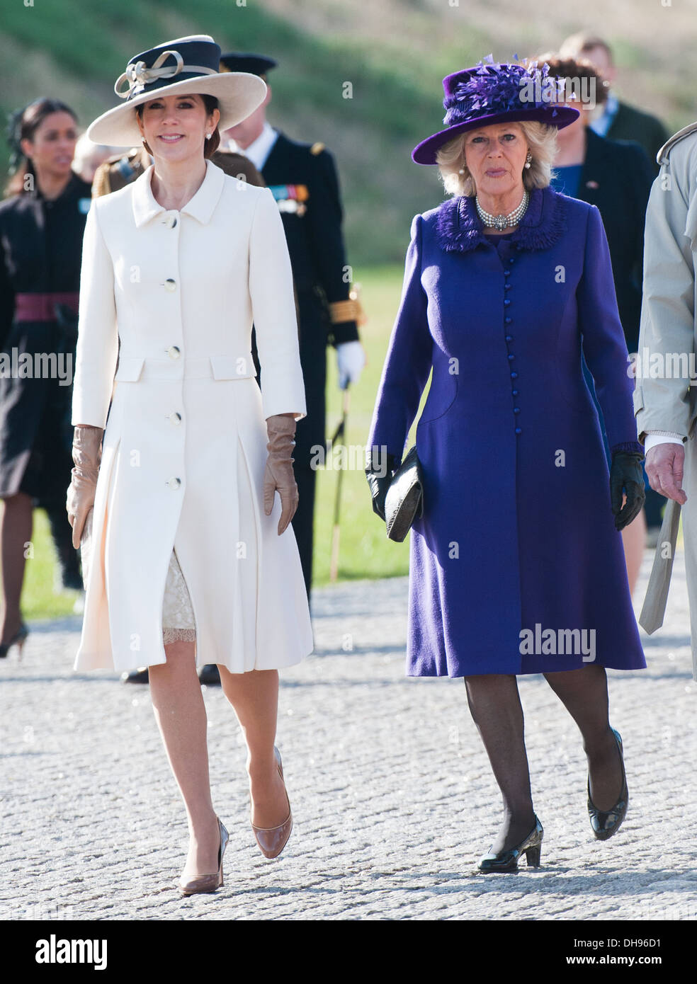 Camilla Duchess of Cornwall and Crown Princess Mary of Denmark visit ...