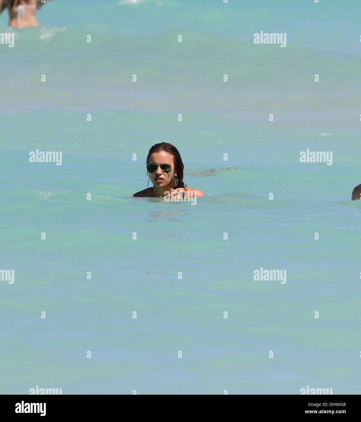 Sports Illustrated model Irina Shayk shows off her bikini body in Miami Beach Miami Beach ...