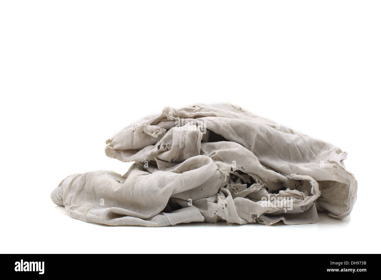 Rag isolated on white Stock Photo - Alamy