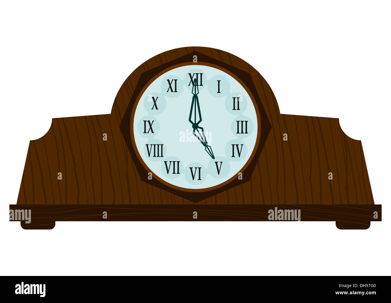 Old victorian clock Cut Out Stock Images & Pictures - Alamy