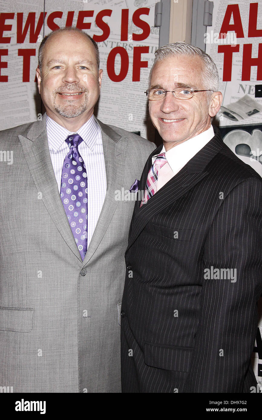 Todd Schmidt and Mark Hoebee Broadway opening night of Disney ...