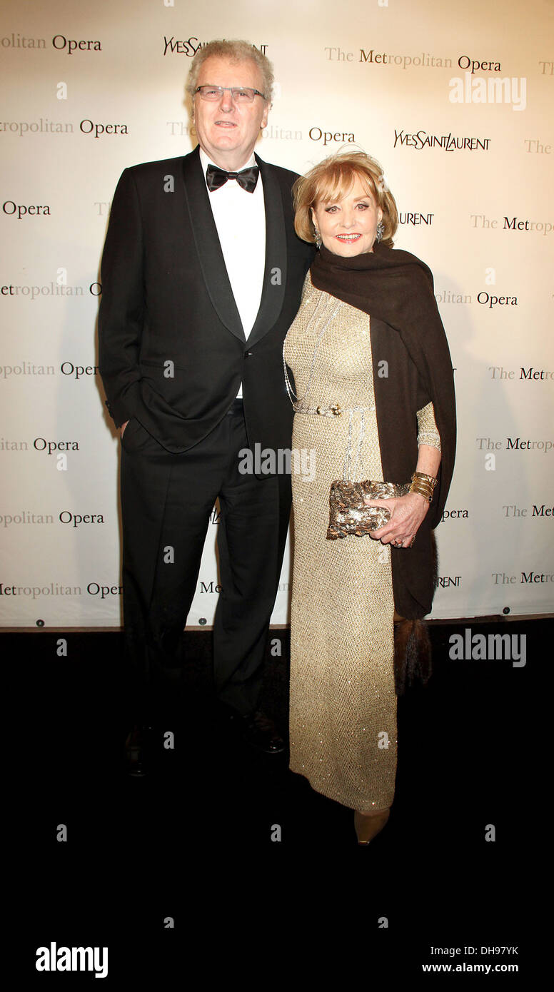 Sir Howard Stringer Barbara Walters at Metropolitan Opera's premiere of ...