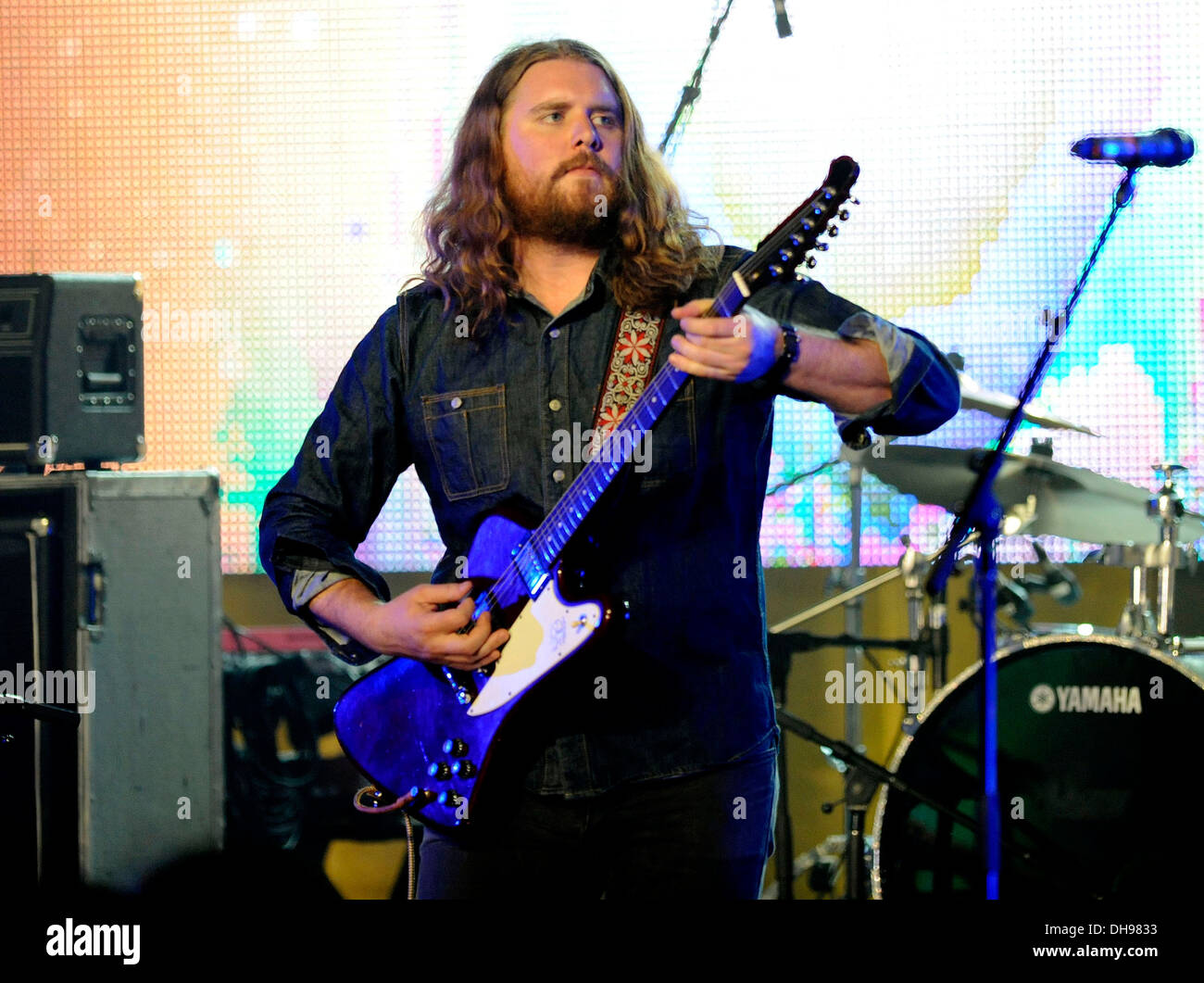 Ewan Currie of Sheepdog performs on stage with Sheepdog at 12th Annual ...
