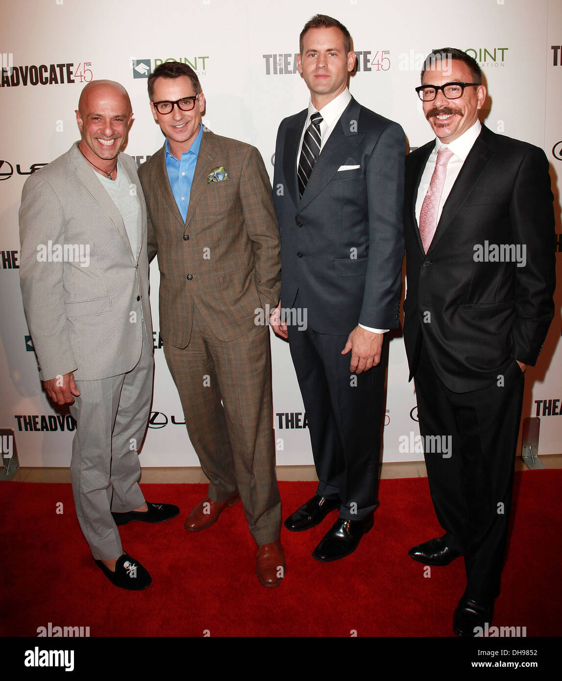 The Advocate's Joe Valentino Bill Kapfer Matthew Breen and Joe Landry ...