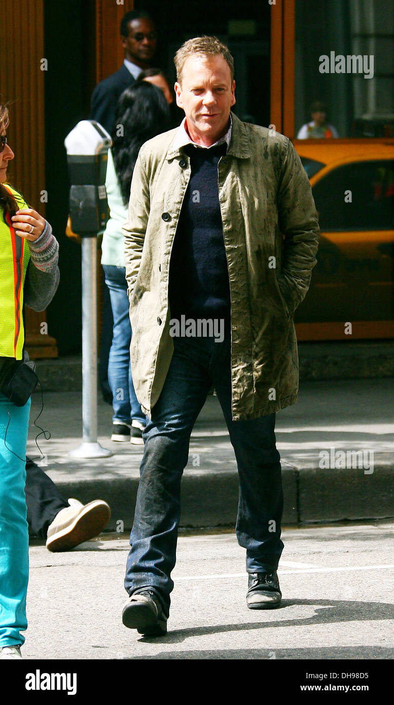 Kiefer Sutherland returns as Jack Bauer filming his upcoming movie "24 ...
