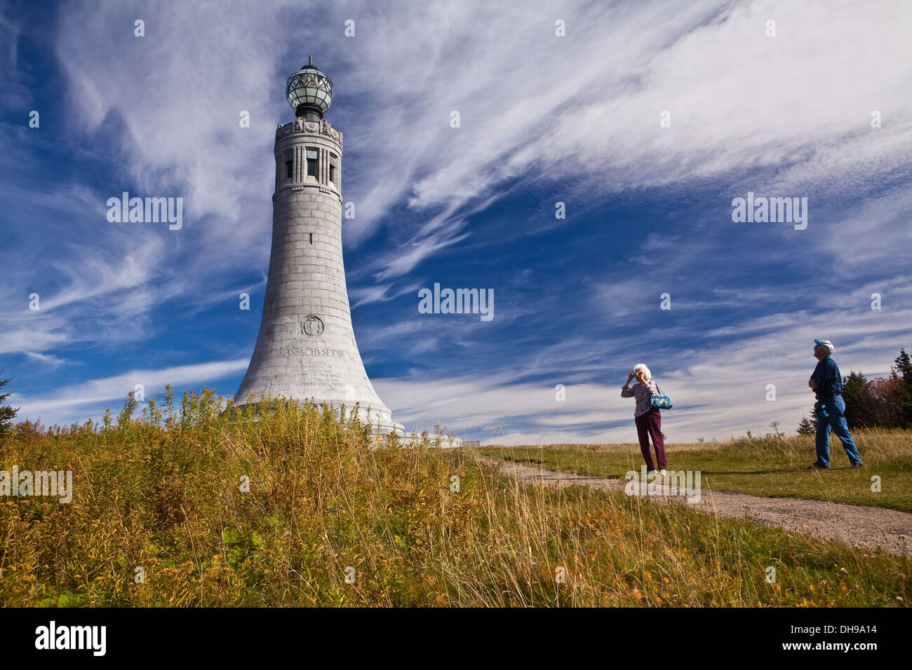 Massachusetts Veterans War Memorial Tower is pictured on Mount Greylock ...