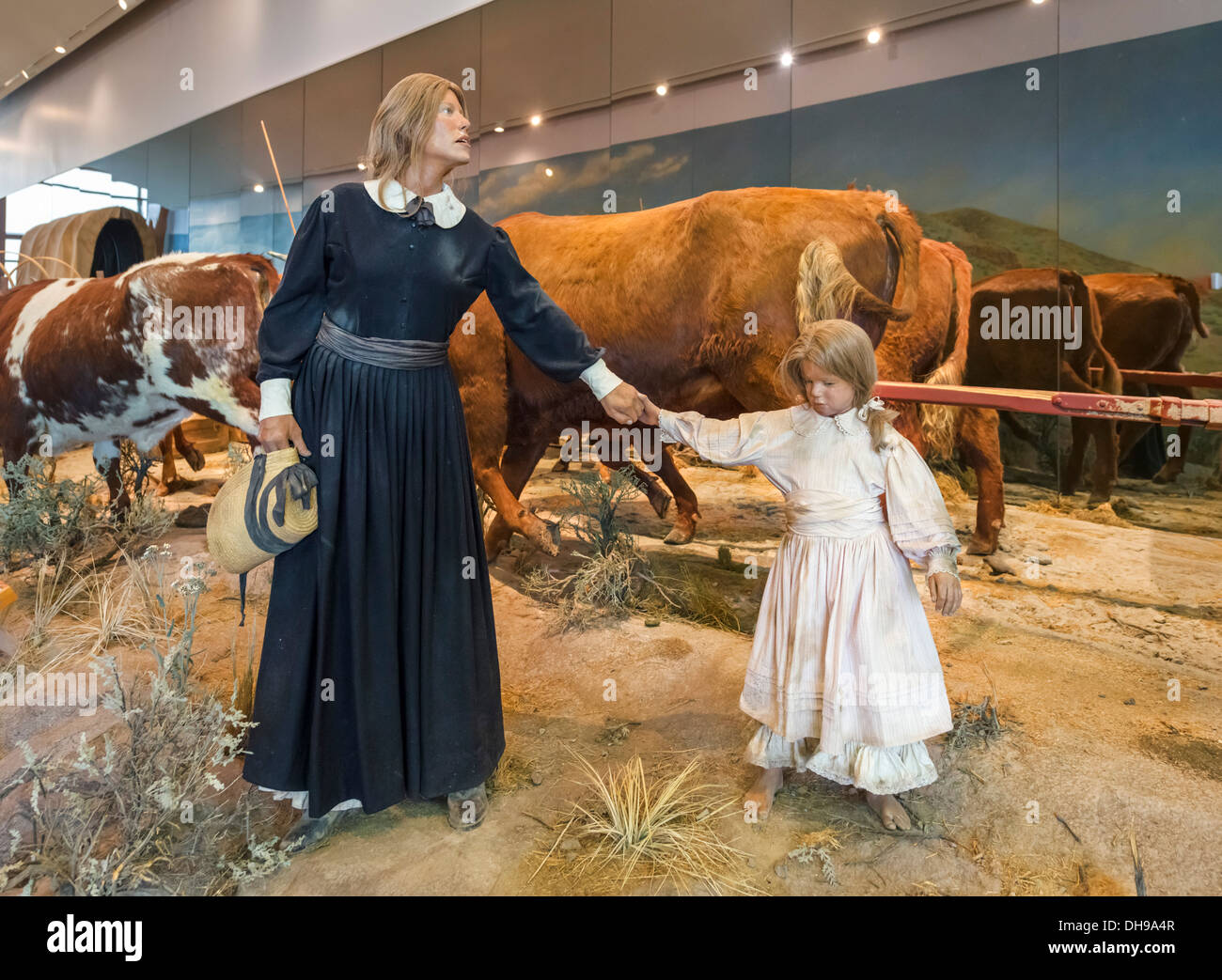 Display in the National Historic Oregon Trail Interpretive Center ...
