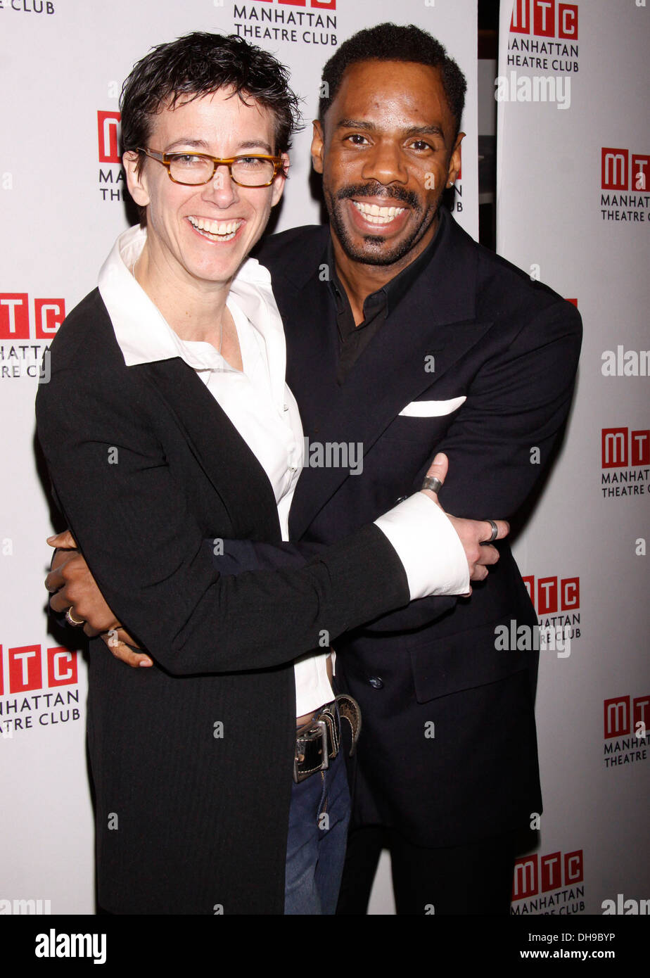 Rachel Hauck and Colman Domingo Opening night after party for MTC ...