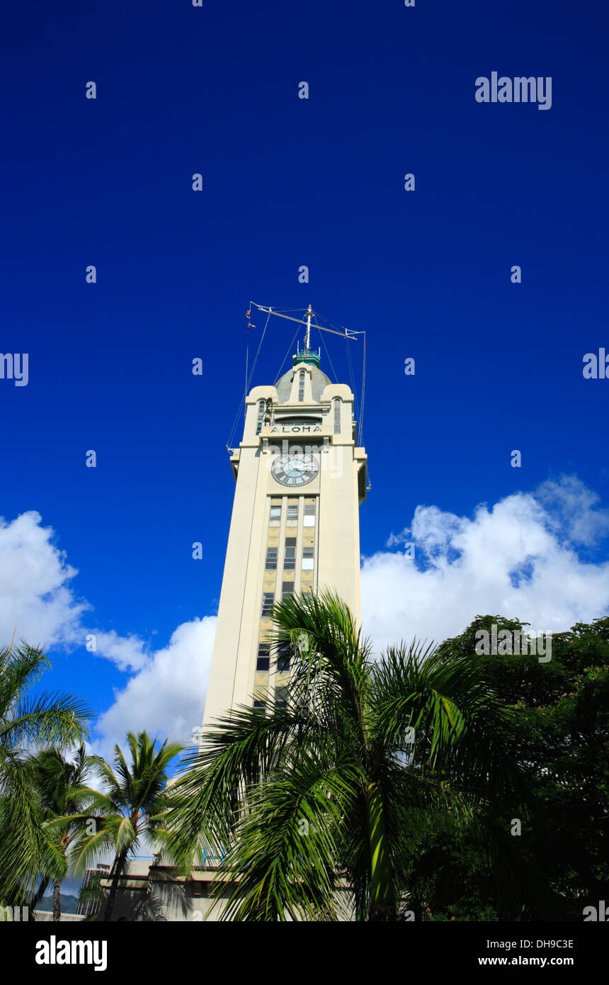 HONOLULU, HAWAII, 3rd November, 2013. The Aloha Tower is located on the ...