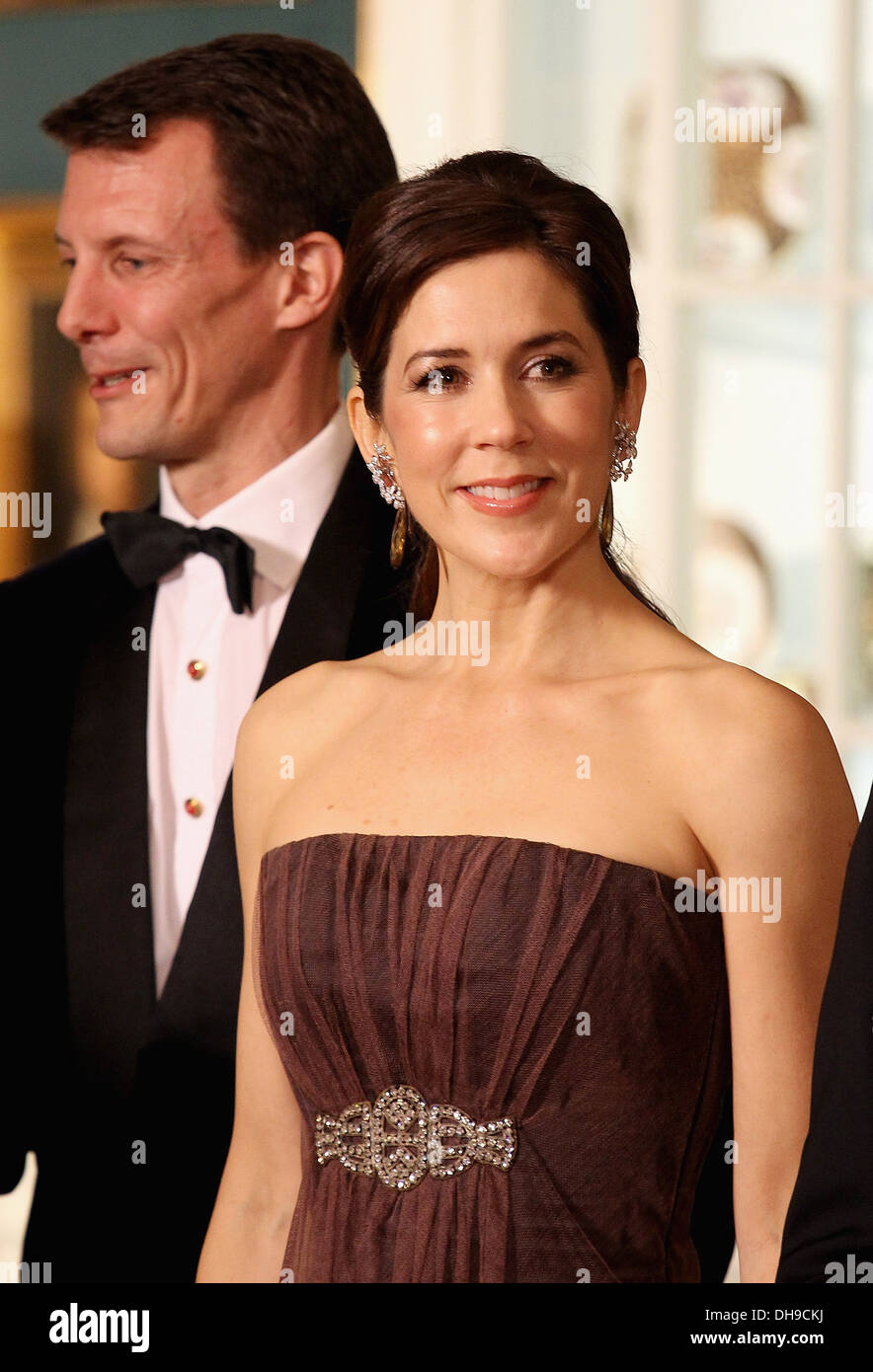 Prince Joachim of Denmark and Crown Princess Mary of Denmark take part ...