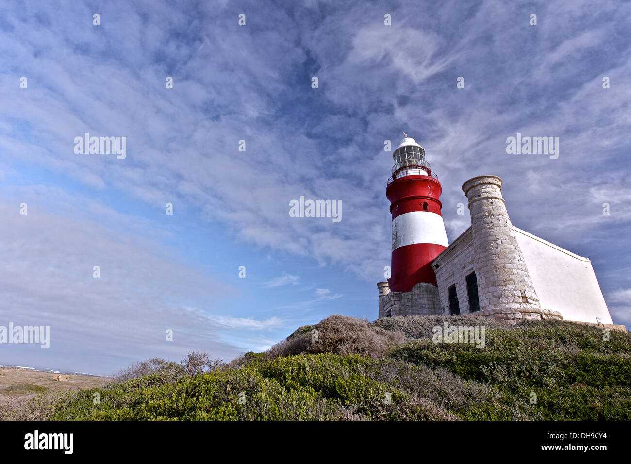 Cape Agulhas Lighthouse is situated at the southern most tip of Africa ...