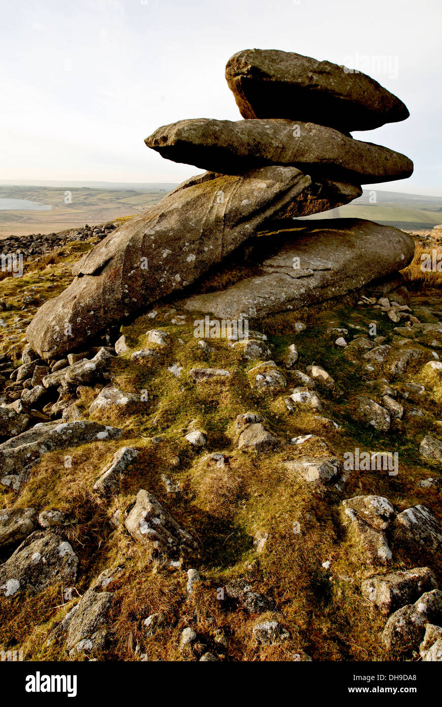 Roughtor, Rough Tor, rock stack Stock Photo - Alamy