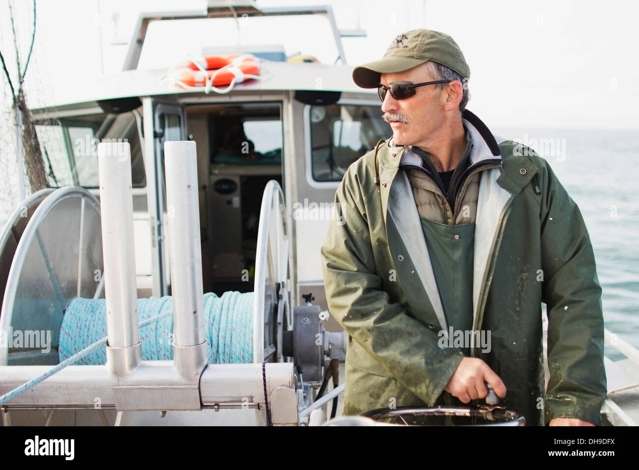 Commercial fishing boat net hi-res stock photography and images - Alamy